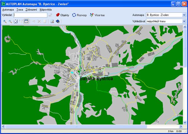 Automapa AUTOPLAN, mapové moduly, popis, náhledy - KROB software s.r.o.